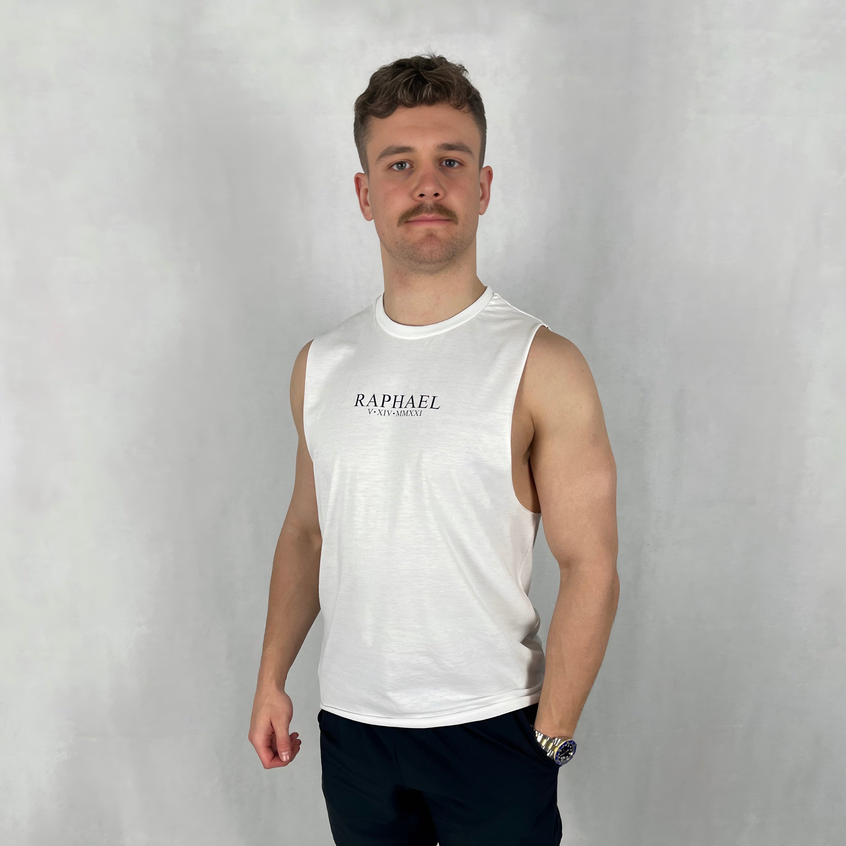 Mens White Vest – Raphael Clothing